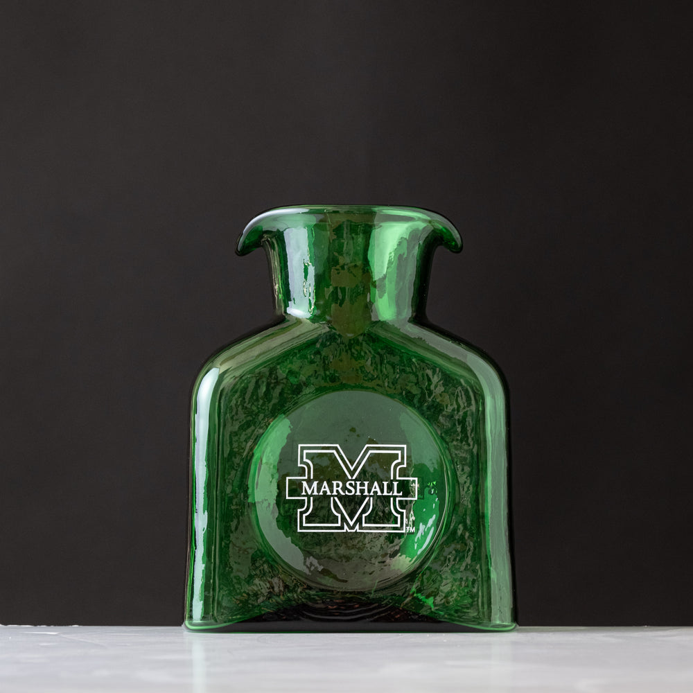 Collegiate 384 Water Bottle: Marshall University, Marshall Logo - Clov